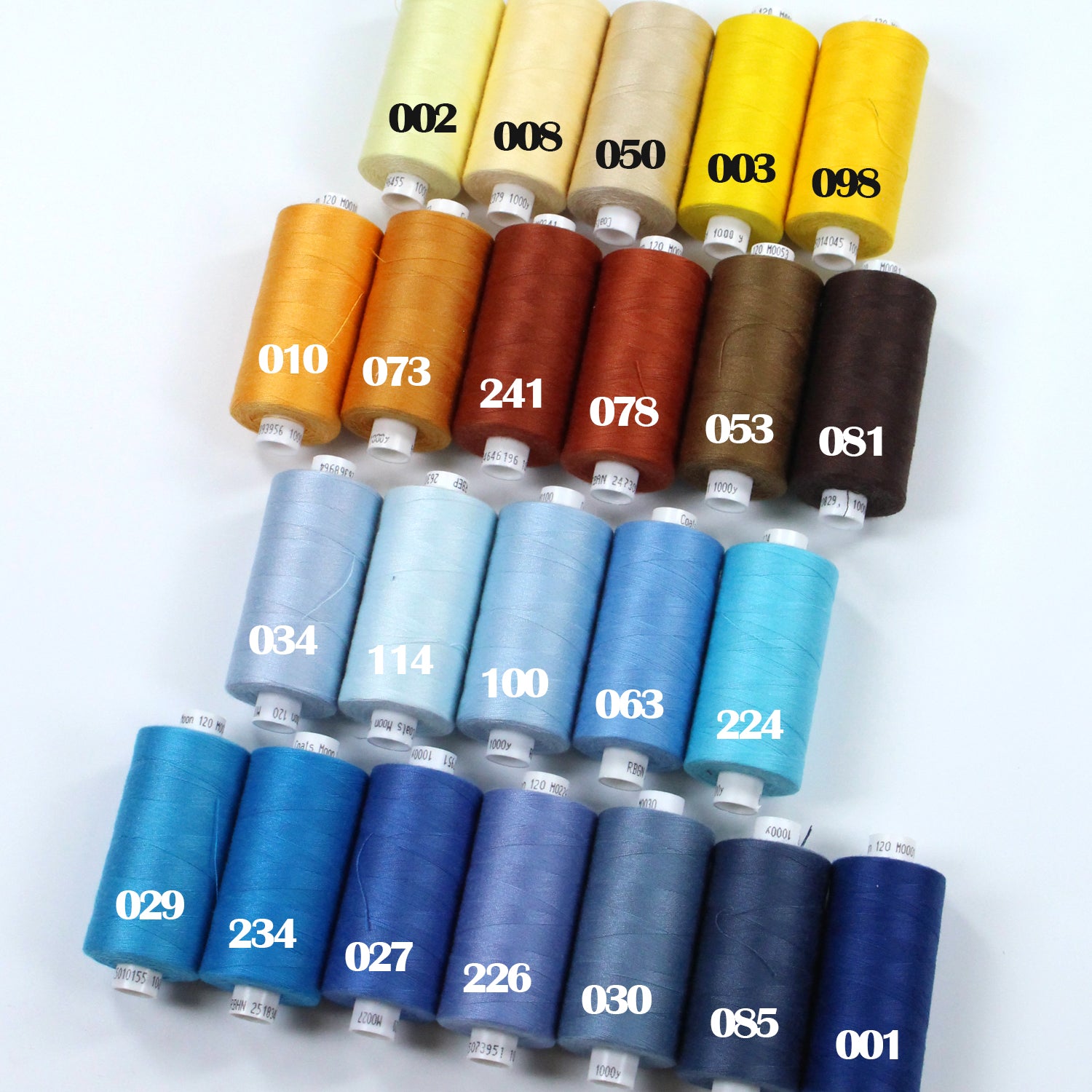 1000yds Coats Polyester Sewing Thread 車縫線 3 – FO:REST Fabric 布恩堂