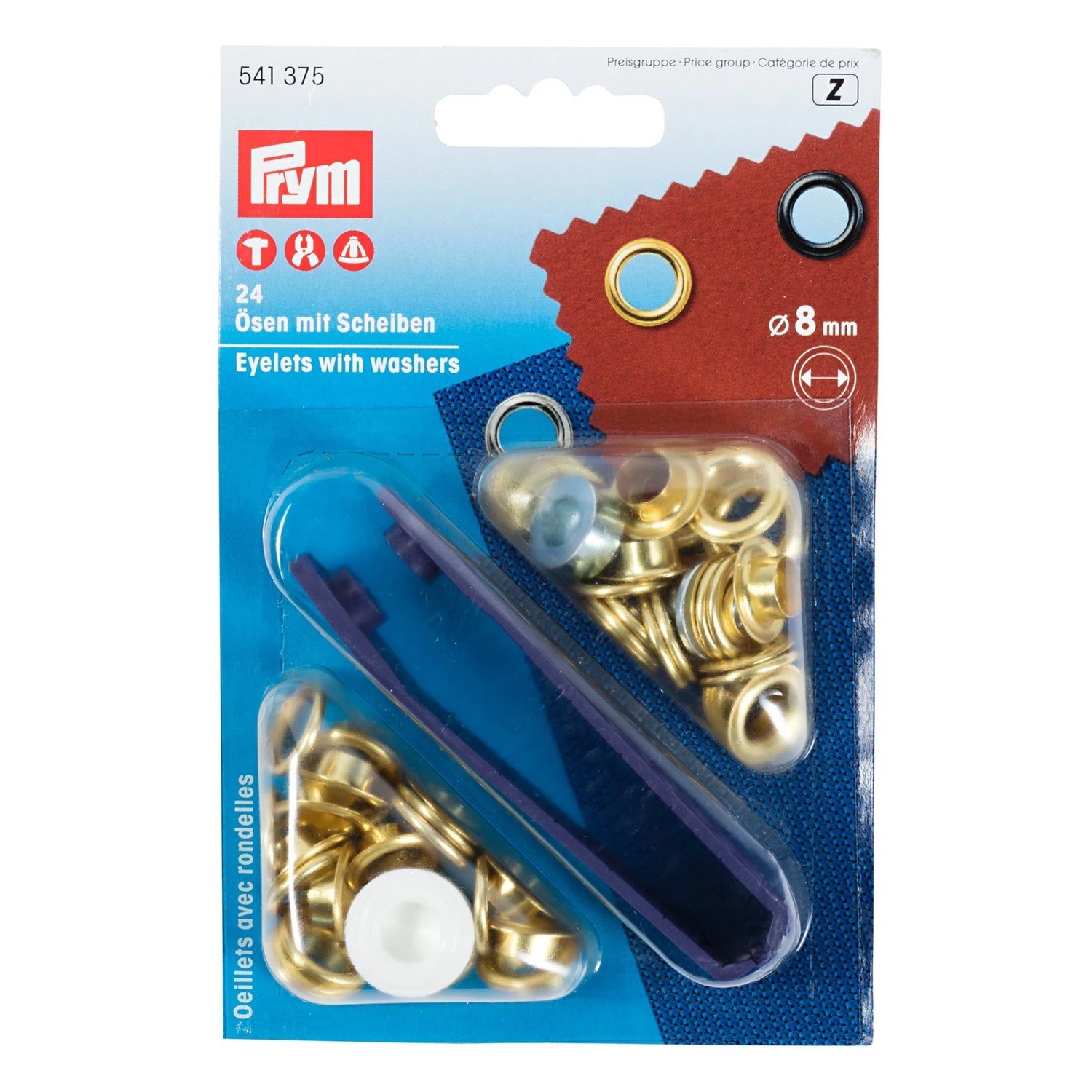 Prym Eyelets 8mm Gold Tool 雞眼工具 – FO:REST Fabric 布恩堂